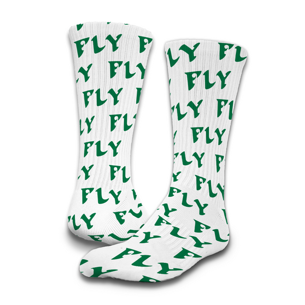 "Fly" White Socks | Philadelphia Football | Phillygoat