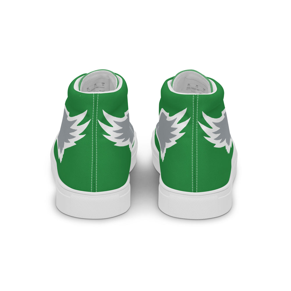 "Bird Wings" High Top Canvas Shoes | Philadelphia Football | Phillygoat