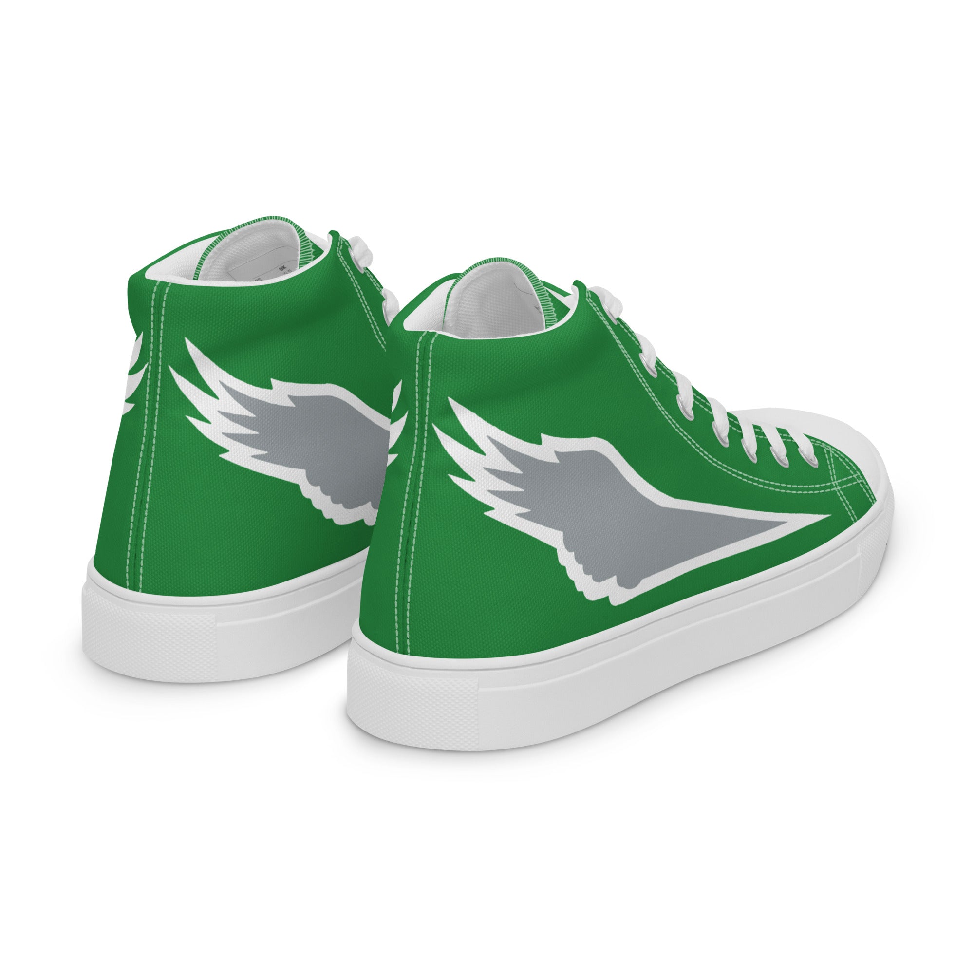 "Bird Wings" High Top Canvas Shoes | Philadelphia Football | Phillygoat